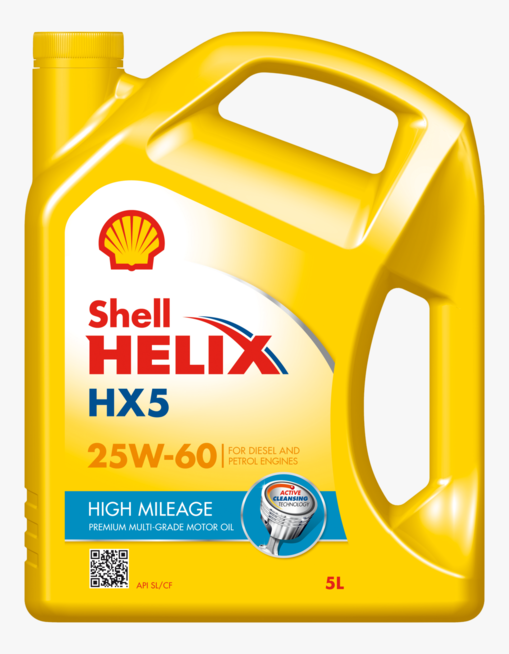 Shell Helix HX5 High Mileage 25W-60 | Shell South Africa